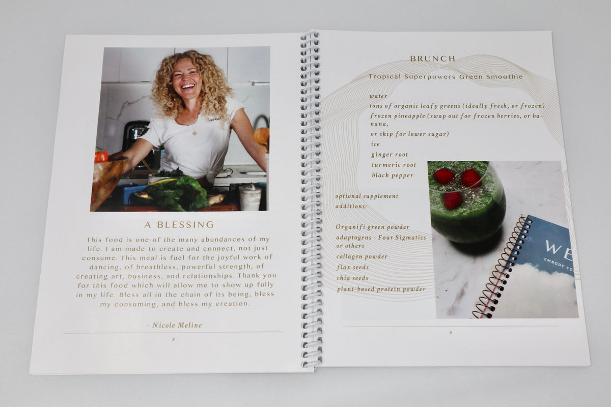 WEIGHTY Meal Plan Cookbook – Nicole Meline Creative